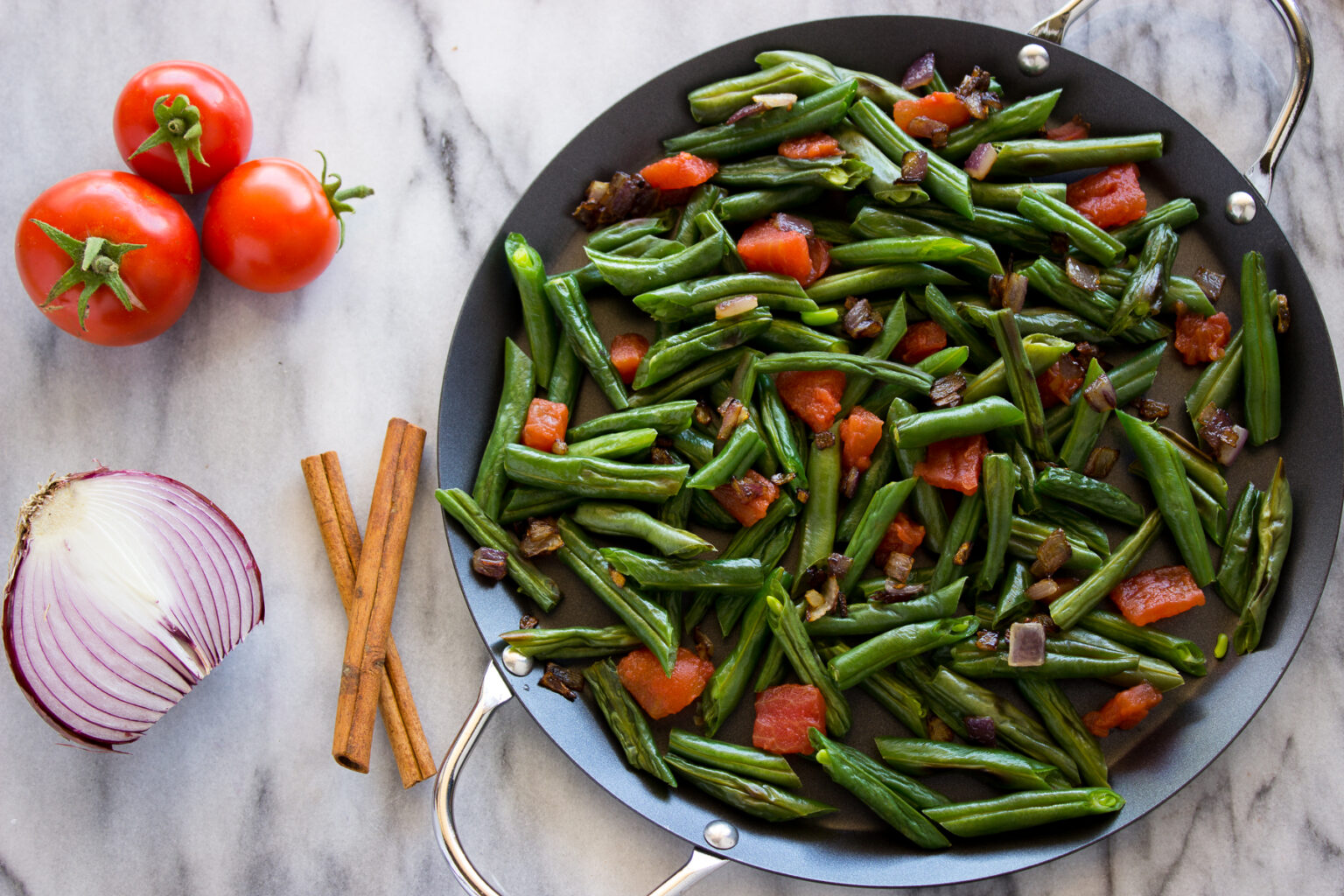 Slow-Cooked Middle Eastern Green Beans