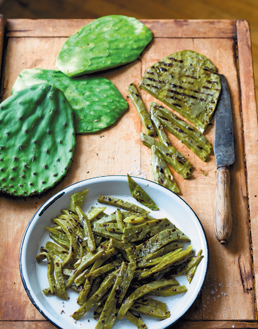 Grilled Cactus Paddles